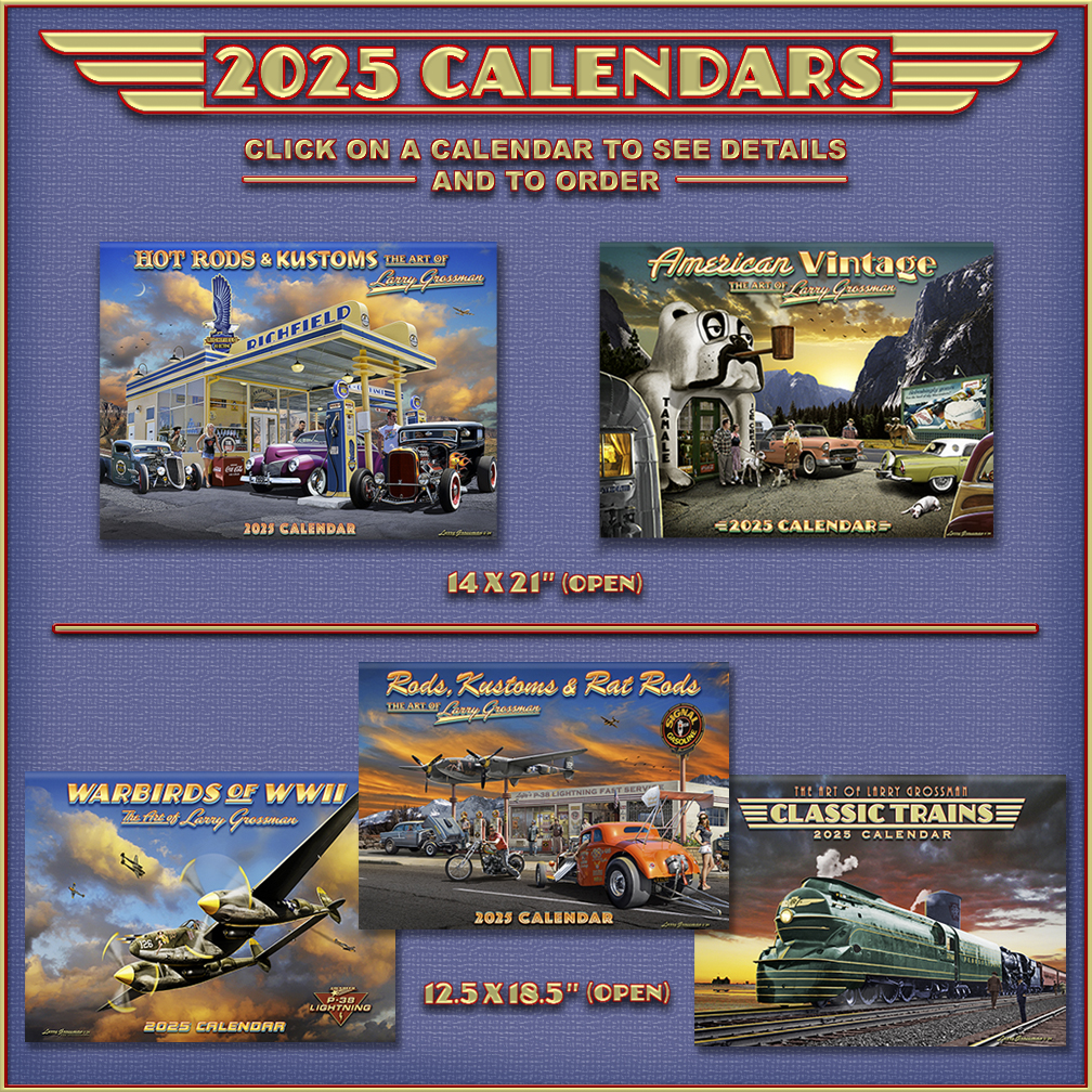 Larry Grossman's RetroVisions website! Featuring Hot Rod Art and other ...