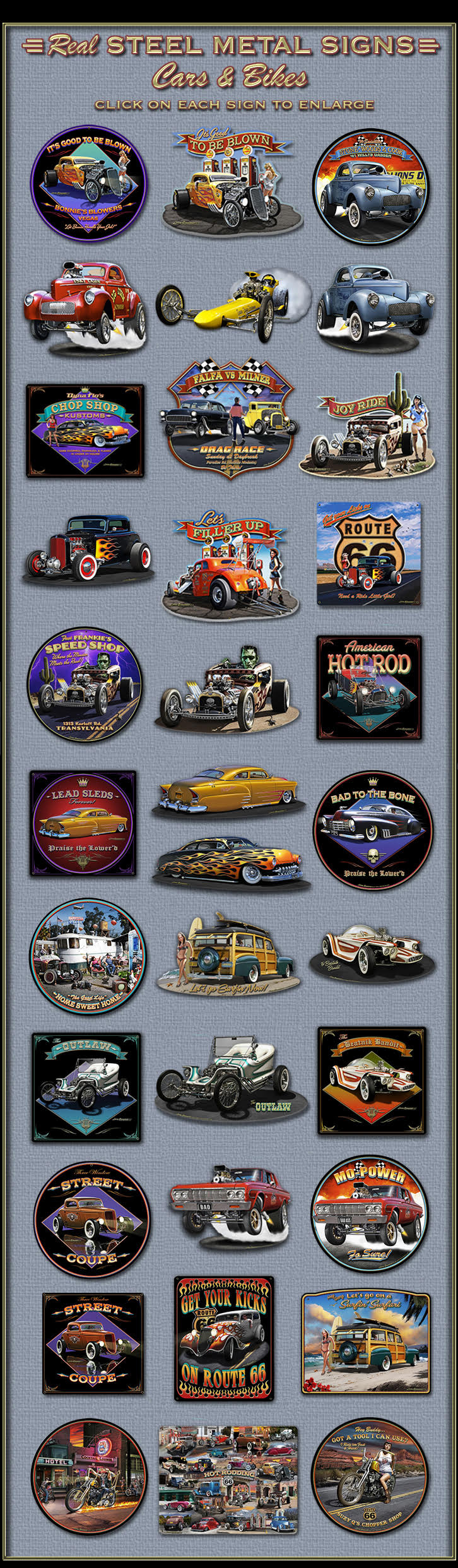 Larry Grossman's RetroVisions website! Featuring Hot Rod Art and other ...
